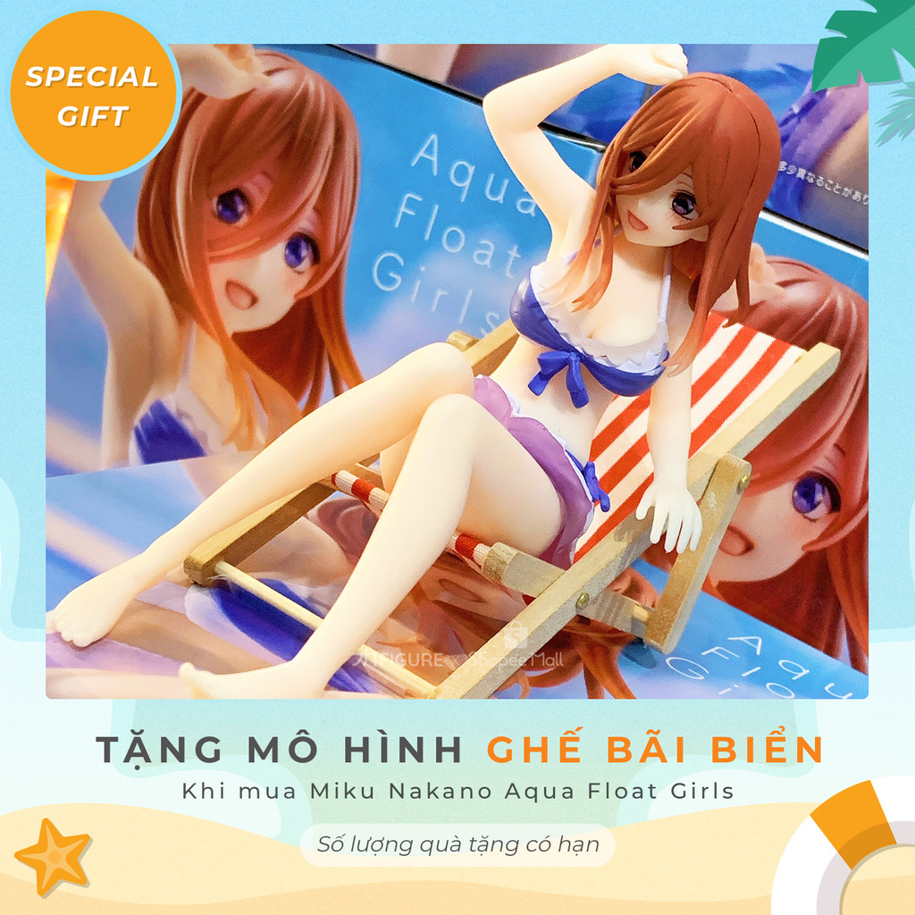 Mô Hình Nakano Miku, Eiga Gotoubun, Nhà Có 5 Nàng Dâu - Aqua Float Girls (Taito) Figure Chính ...