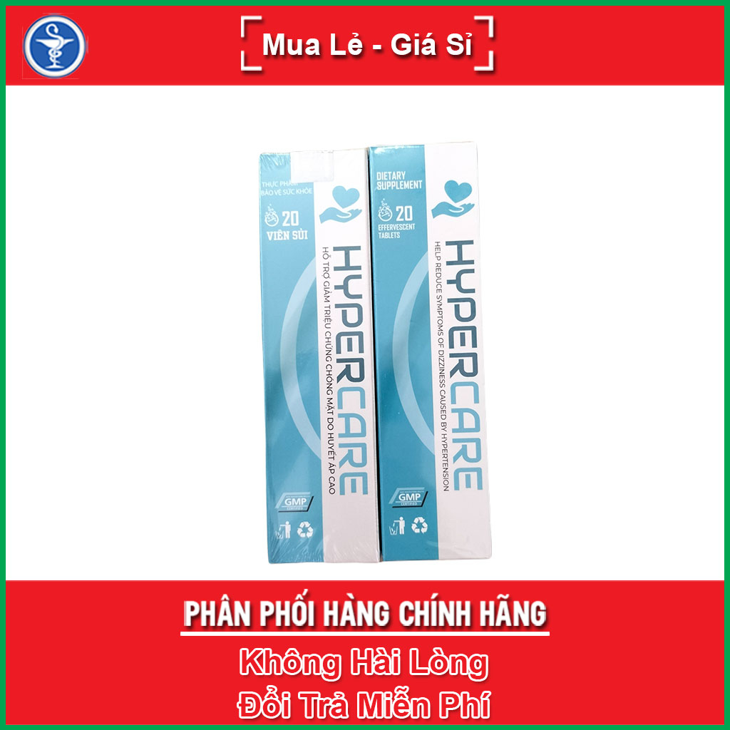 Viên sủi ổn định huyết áp hiệu quả Hypercare 20 viên - Yes | Shopee Việt Nam