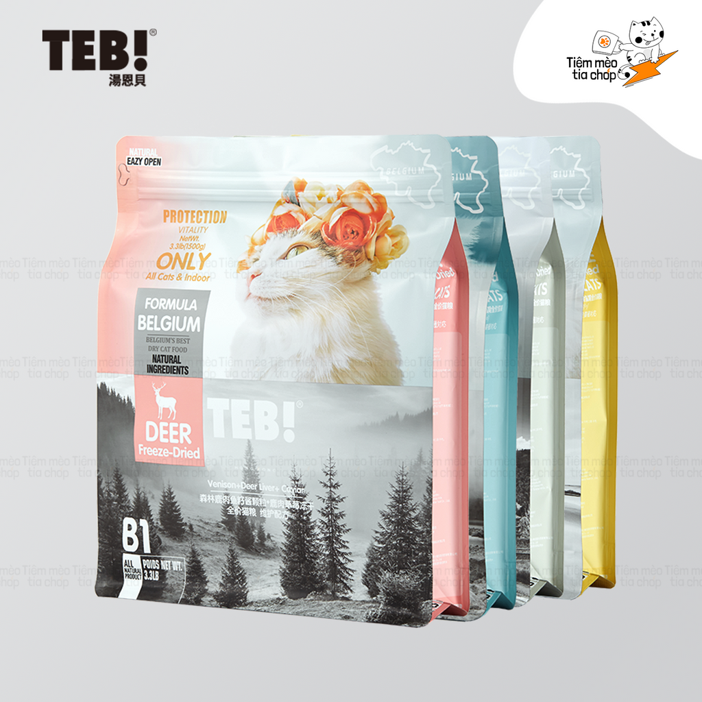Sale cận date , date 03/11_ Hạt Cho Mèo cao cấp TEB! dòng B mix 10% ...