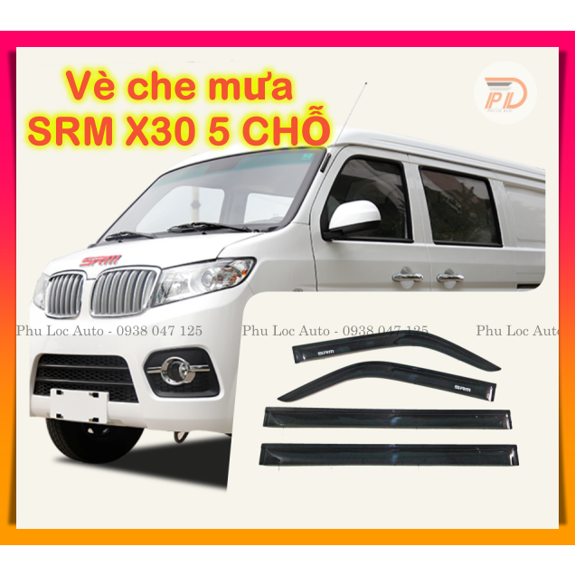Vè che mưa xe tải Van Dongben SRM X30 5 chỗ bộ 4 cánh có sẵn keo dán ( giá 1 bộ) | Shopee Việt Nam