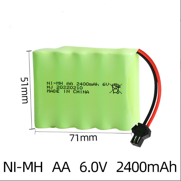 Pin 6v 2400mah Xe điều khiển từ xa Loại tốt chuẩn dung lượng NIMH ...