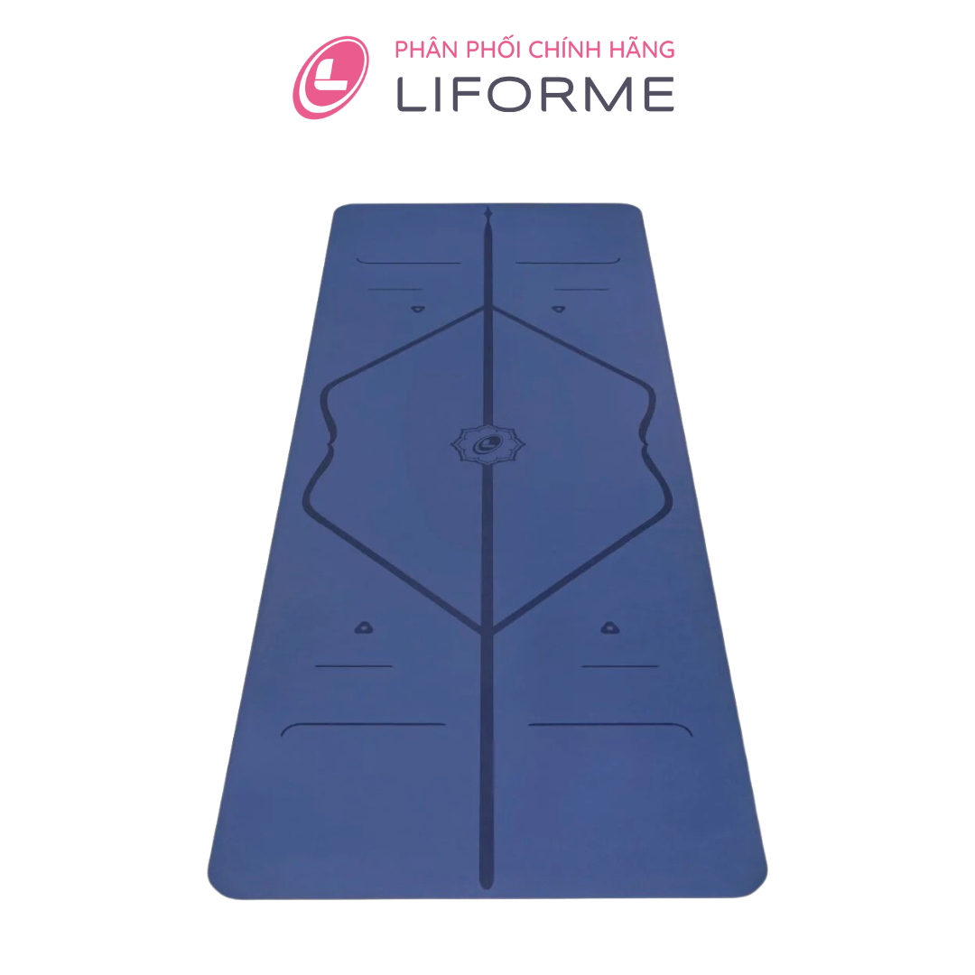 Thảm tập yoga Liforme Signature 4.2mm - Dusk Blue | Shopee Việt Nam