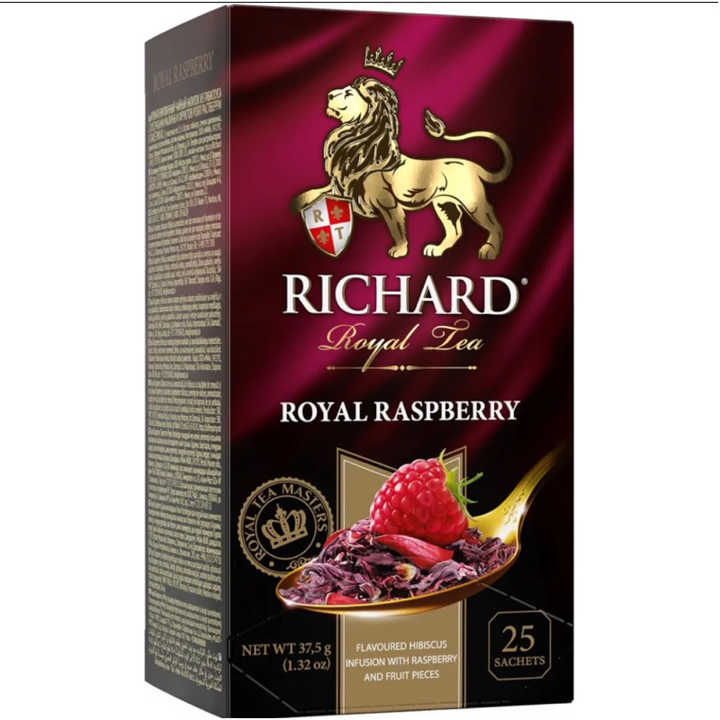 TRÀ RICHARD ROYAL TEA ROYAL RASPBERRY/ MOROCCAN MINT HỘP 25 TÚI LỌC ...