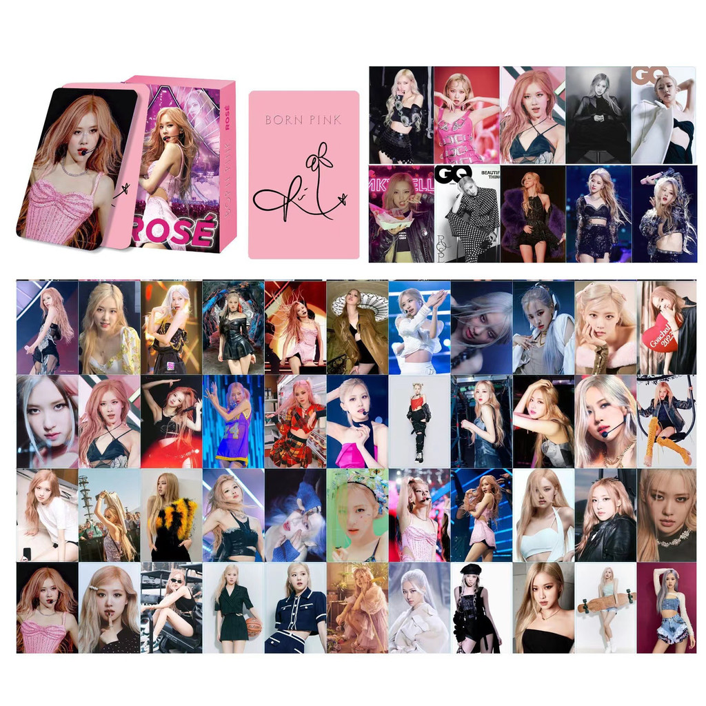 (Không kèm hộp) LOMO card ROSE Blackpink 30 tấm bo góc | Shopee Việt Nam