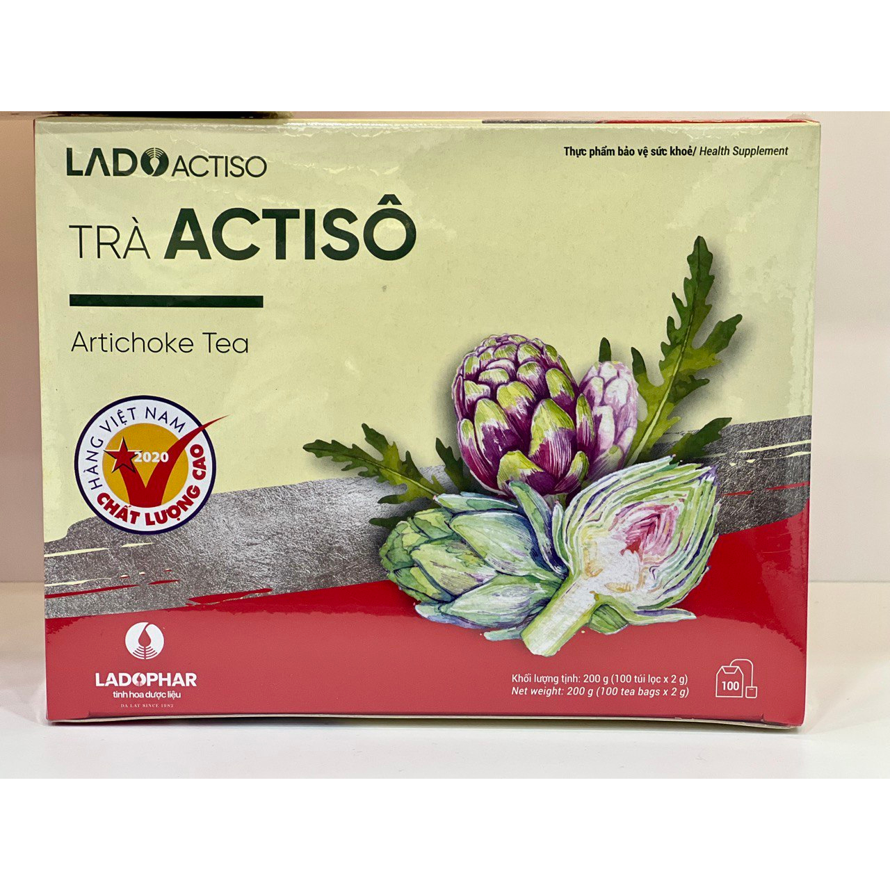 Trà Atiso túi lọc Ladophar Actiso Trà thảo mộc giải độc gan thanh lọc ...
