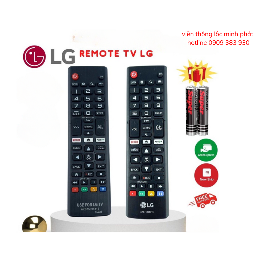 Remote điều khiển tivi LG SMART 2018, điều khiển TV LG các dòng Led ...