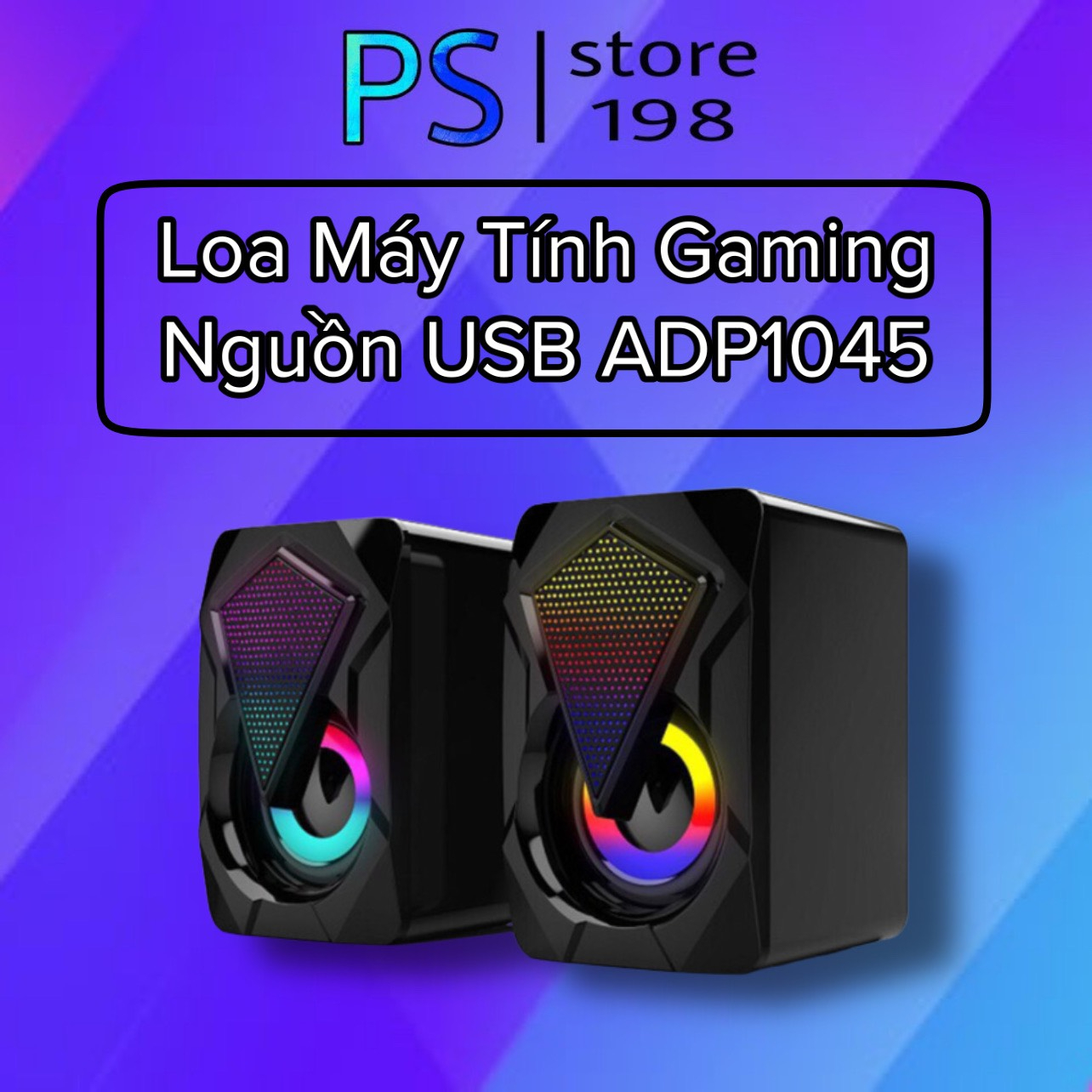Loa Máy Tính Gaming Cắm Nguồn USB Hiệu Ứng Đèn LED Âm Thanh HD Chất ...
