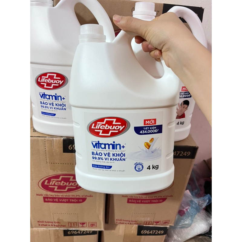 Nước rửa tay lifebuoy can 2/4KG | Shopee Việt Nam