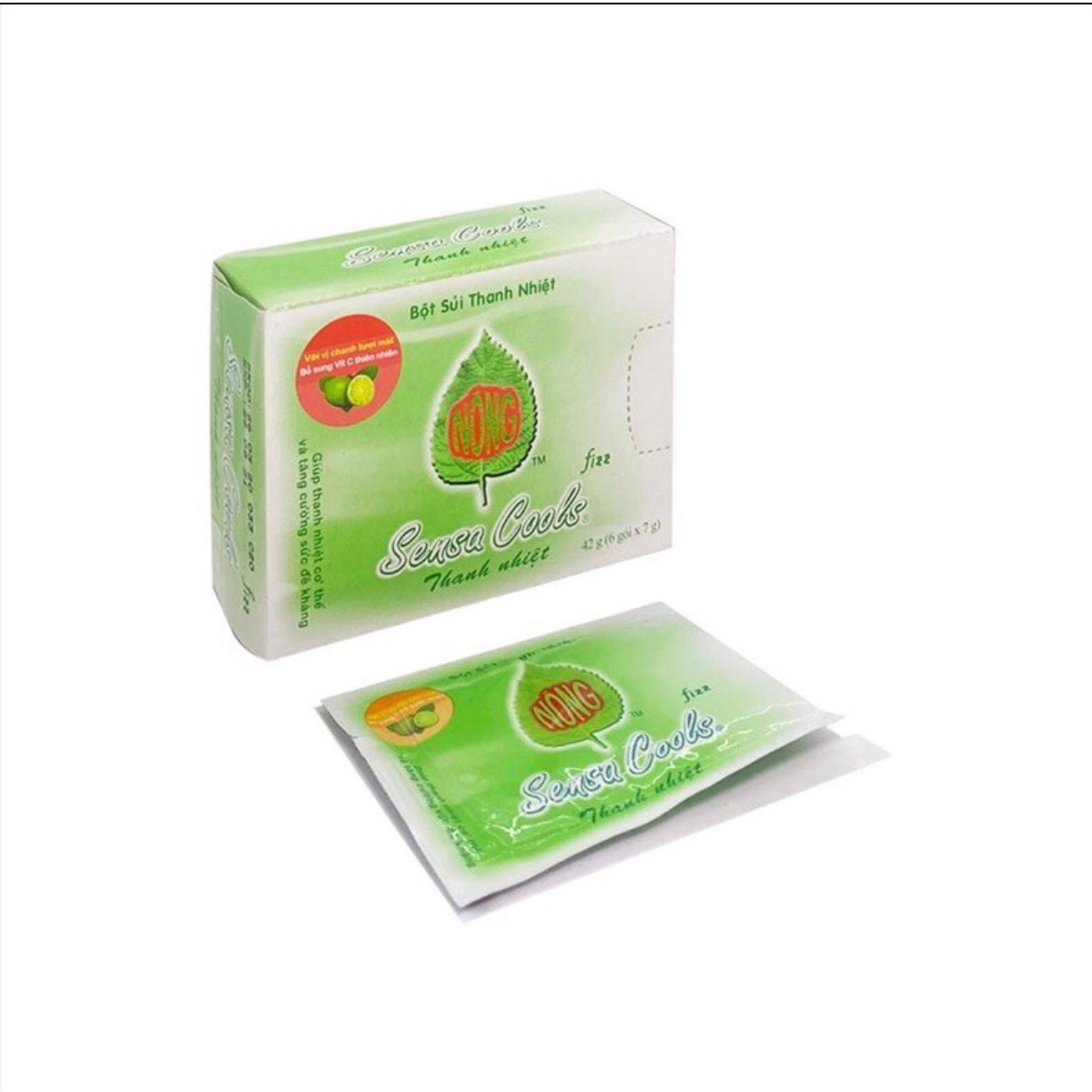 SENSA COOLS. Sủi thanh nhiệt. Giải nhiệt. Nhiệt miệng. Bột sủi. ( hộp 6 ...