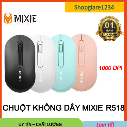 Chuột Không Dây Wireless Mixie R518, Chính Hãng 100%, Dùng Cho Laptop ...