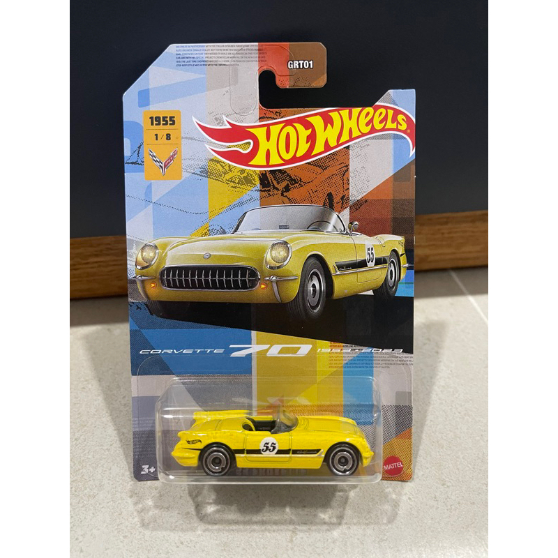Xe mô hình đồ chơi Hotwheels 1:64 - CORVETTE 70 (1953-2023) - '55 Corvette | Shopee Việt Nam