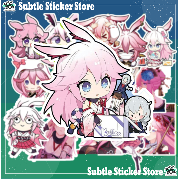 [Honkai Impact] - Set 10/15 Sticker Yae Sakura hình dán game HI3 chibi ...