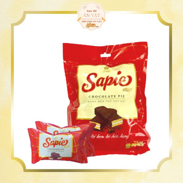 Bánh mềm phủ socola Sapie Anko - Túi (10 cái) - 180g | Shopee Việt Nam