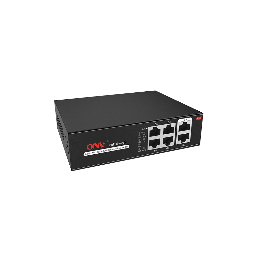 Switch POE 4 cổng 1000M + 2 port uplink ONV-H3064PS bộ chia mạng chuyên ...