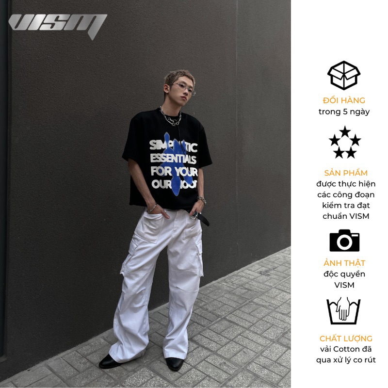 CATFLOW BOXY FIT TEE áo thun cổ tròn form boxy tay ngắn VISM CLO ...