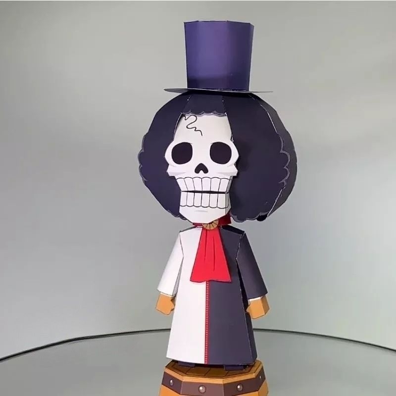[One Piece] - Mô Hình Giấy Anime Chibi Brook | Shopee Việt Nam