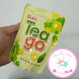 Bán sỉ nước trà xanh Tea Go vị chanh, đào Oishi bịch 10 gói 180ml thơm ...