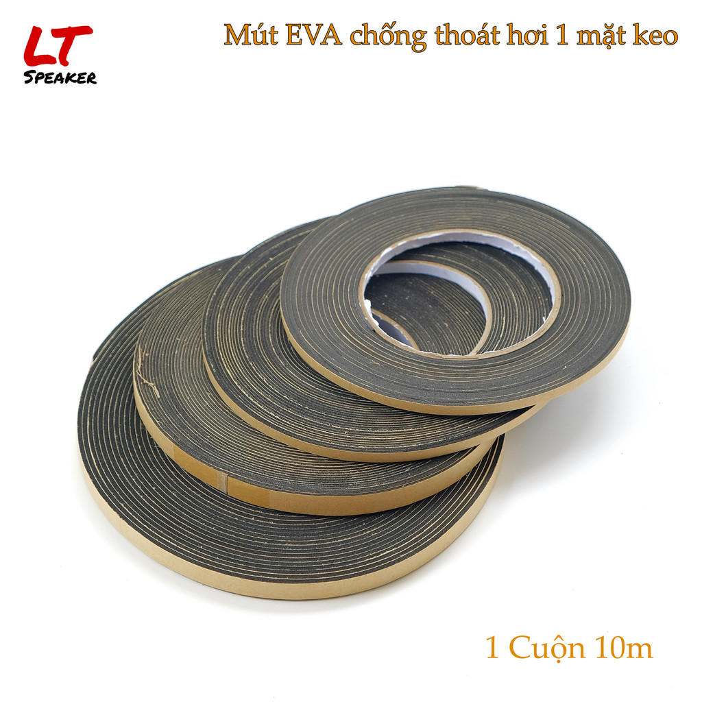 Cuộn 10m Mút Eva bo kín viền loa chống thoát hơi 5mm 10mm dày 1mm 2mm - LT Speaker | Shopee Việt Nam