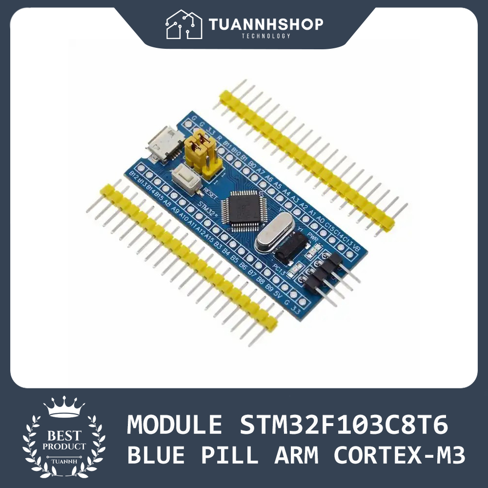 KIT PHÁT TRIỂN STM32F103C8T6 BLUE PILL ARM CORTEX-M3 | Shopee Việt Nam