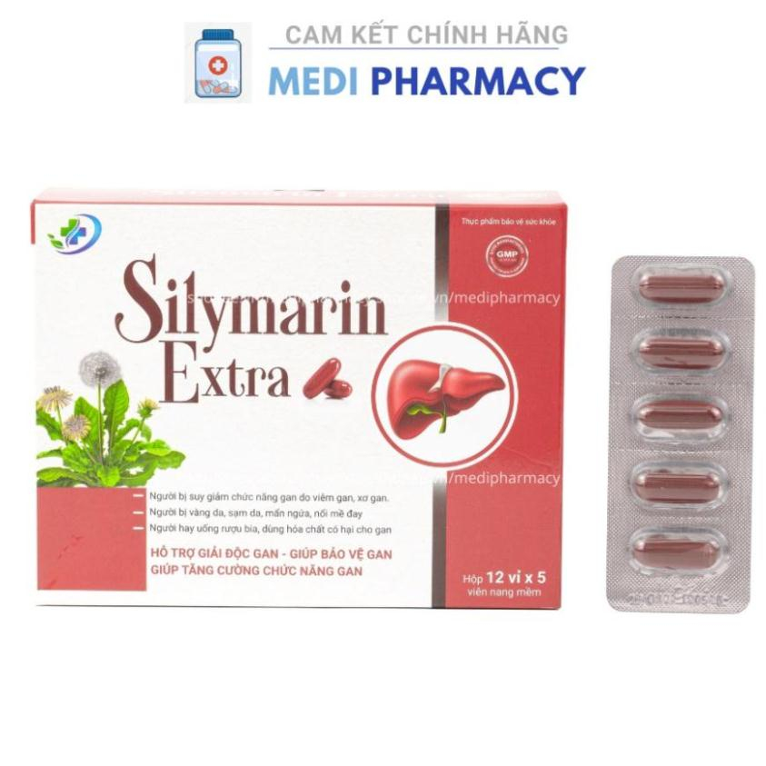 Bổ Gan Silymarin Extra Vinaphar (H/60v) | Shopee Việt Nam