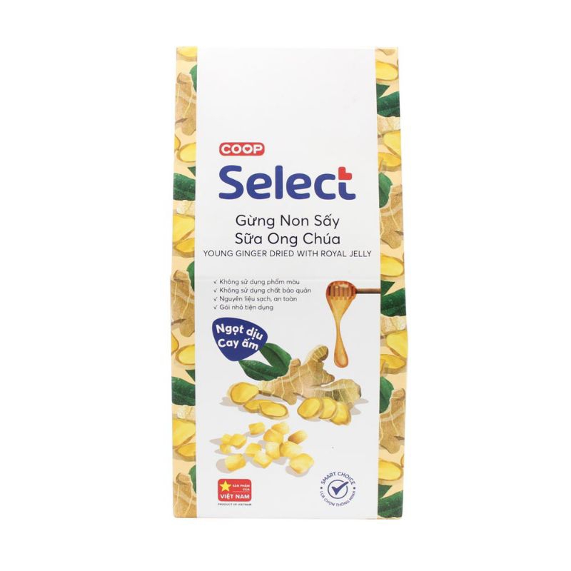 [DATE MỚI] GỪNG NON SẤY SỮA ONG CHÚA/GỪNG SẤY DẺO MẬT ONG COOP SELECT ...