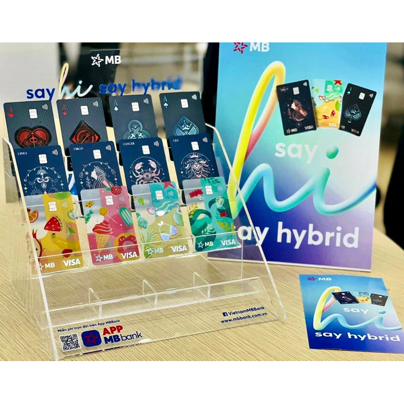 NHẬN THẺ TẠI MBBANK KỲ ĐỒNG Tổng hợp BST THẺ Hi Collection Visa 2in1 ...