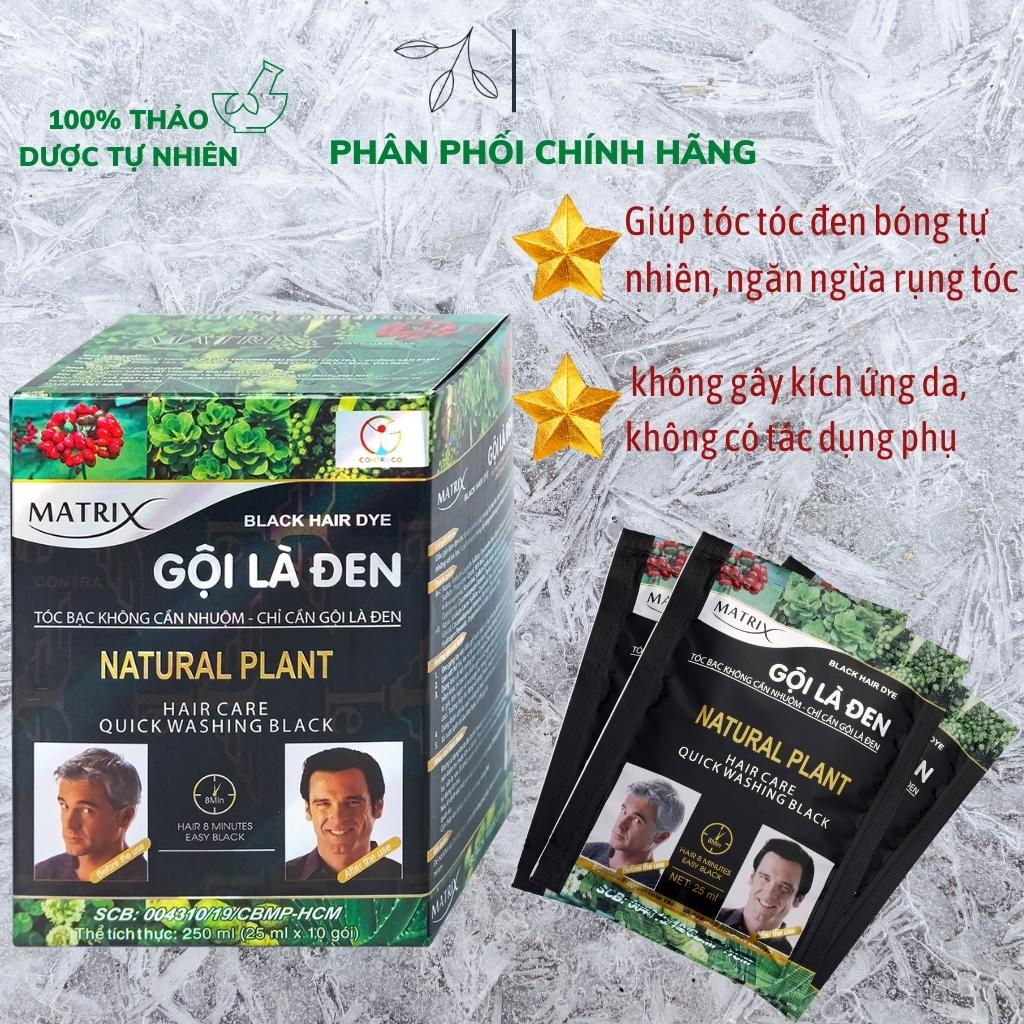 Dầu gội Matrix gội là đen| Phục hồi tóc tổn thương, đen bóng tự nhiên ...