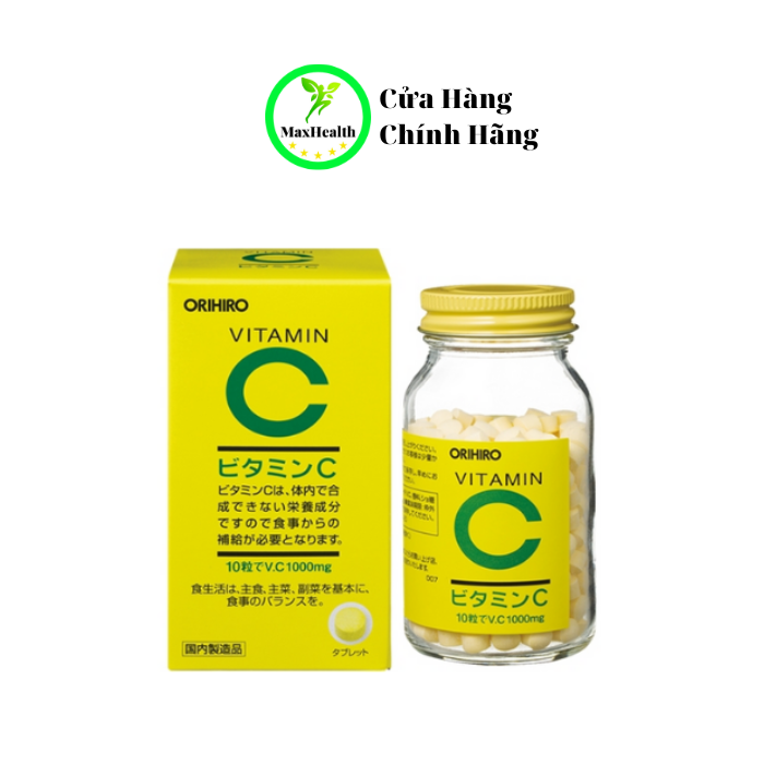 Viên Uống Vitamin C Orihiro (300 viên)– MaxHealth | Shopee Việt Nam