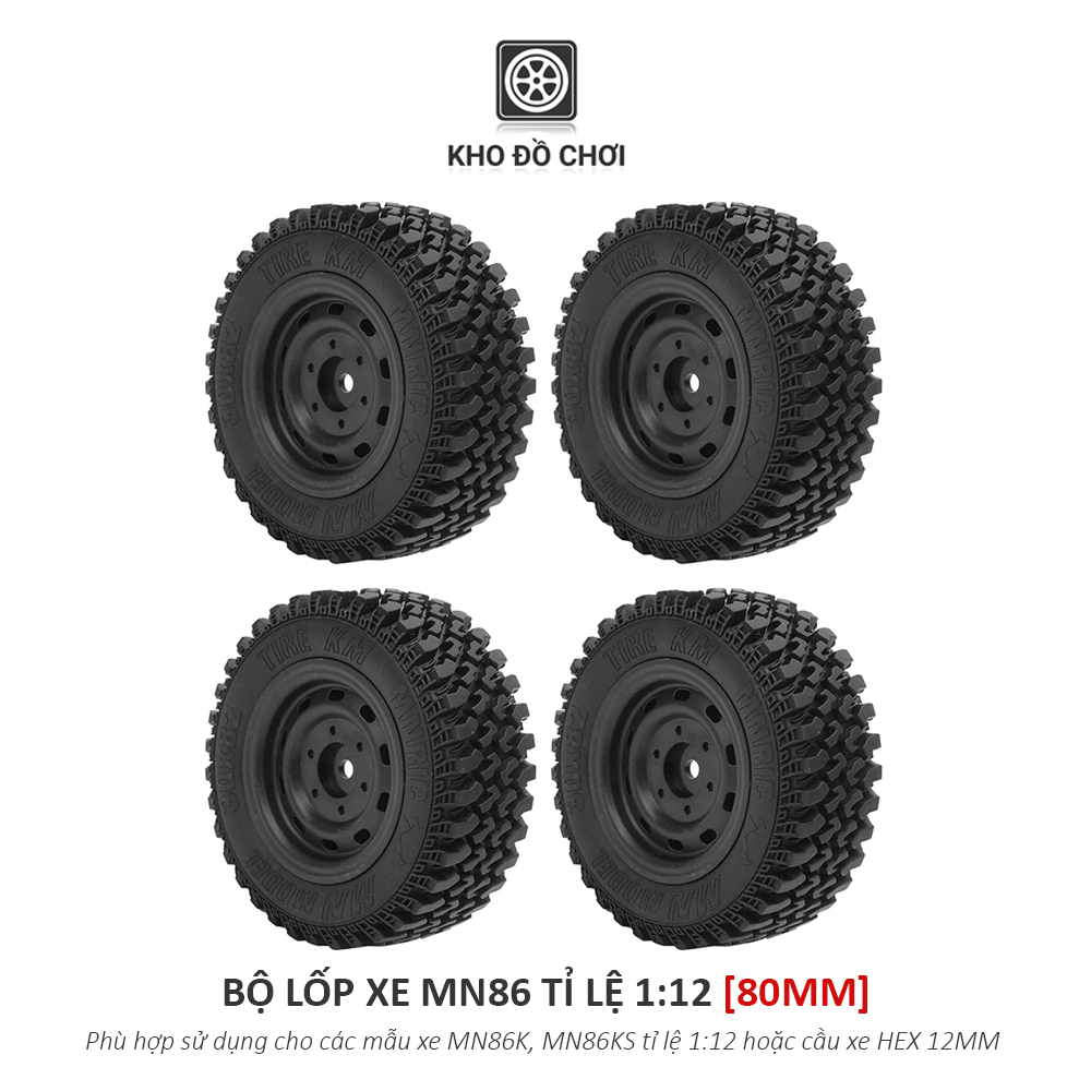 Bộ lốp xe MN86 tỉ lệ 1:12 - Mercedes G500 (80MM) | Shopee Việt Nam