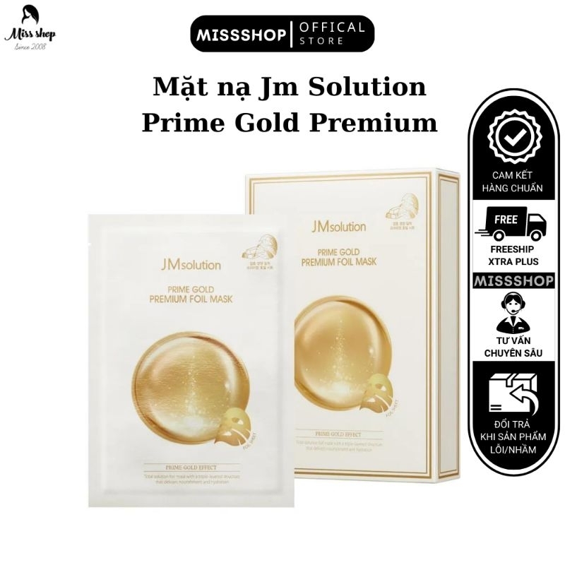 MẶT NẠ JM SOLUTION PRIME GOLD PREMIUM FOIL NỘI ĐỊA HÀN QUỐC | Shopee Việt Nam