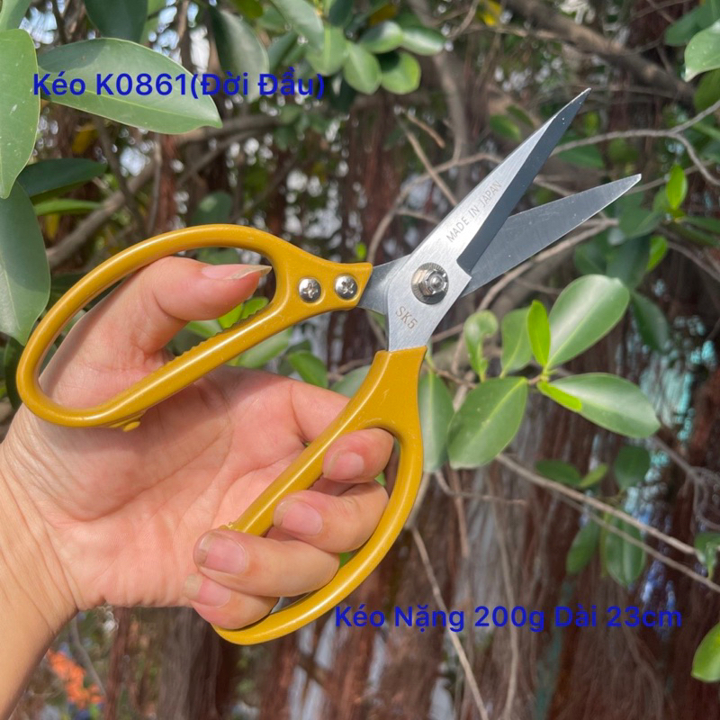 Kéo K0861 Dài 23cm cắt gà siêu sắc - SK5 Nhật Bản | Shopee Việt Nam