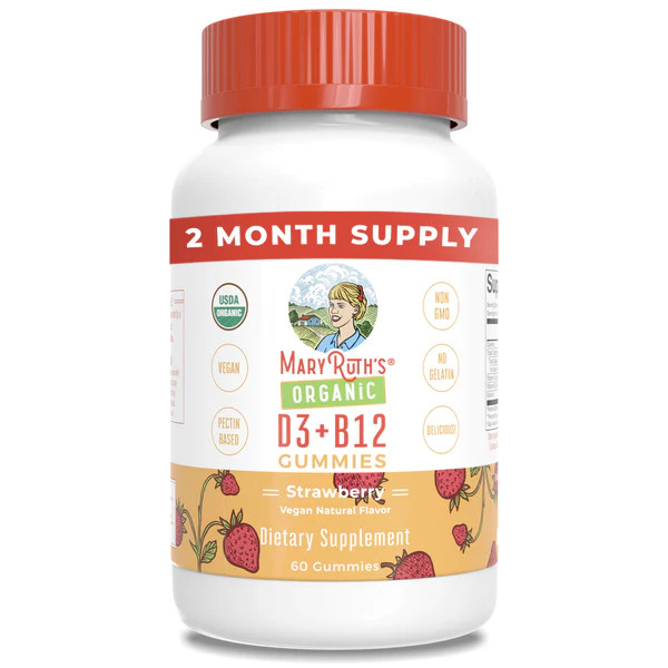Kẹo Dẻo Bổ Sung D3 + B12 Mary Ruth's, MaryRuth's Organic D3+B12 Gummies ...