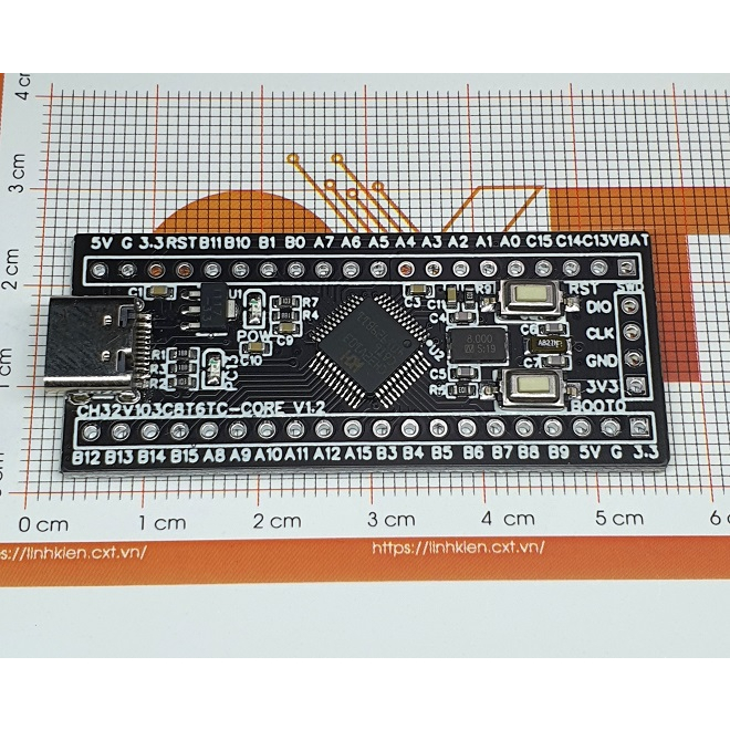 CH32V103C8T6 Black Pill Mini Kit RISC-V MCU | Shopee Việt Nam