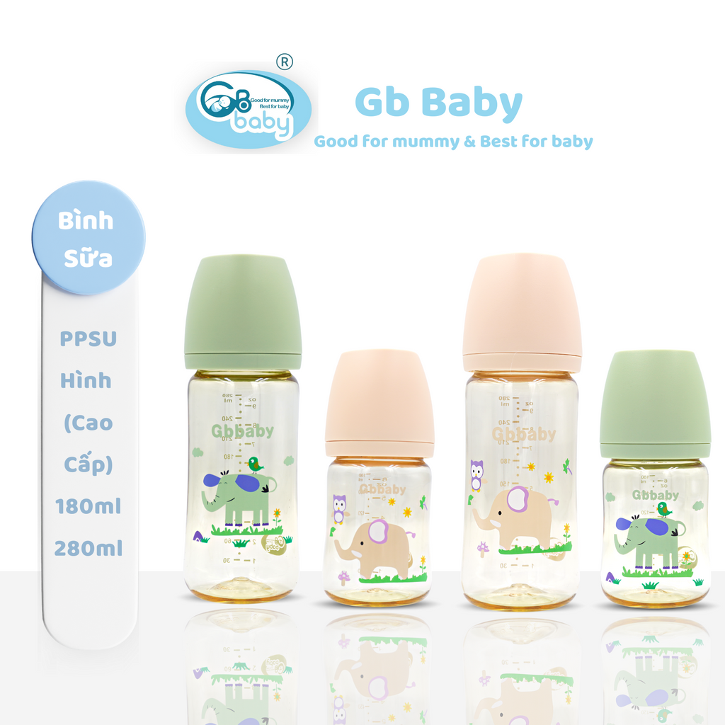 [Gb-Baby Chính Hãng]Bình Sữa Gb Baby PPSU Hàn Quốc 180ML, 280ML - GIAN HÀNG CHÍNH HÃNG | Shopee ...