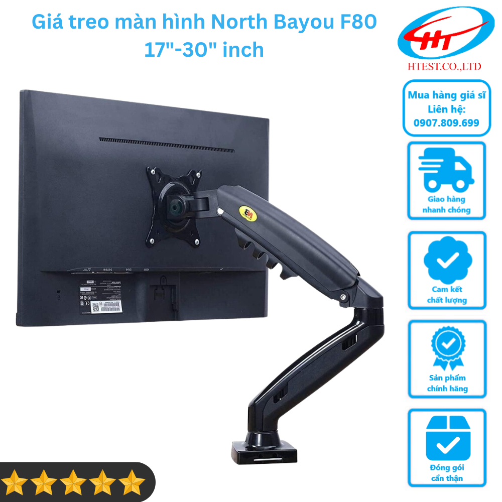 [NB F80] Giá treo màn hình North Bayou NB F80 17"-30" inch, arm / tay máy tính - Hàng chính hãng ...