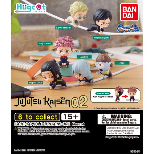 Mô hình Jujutsu Kaisen JJK chính hãng trứng Gacha Hugcot trang trí cáp ...