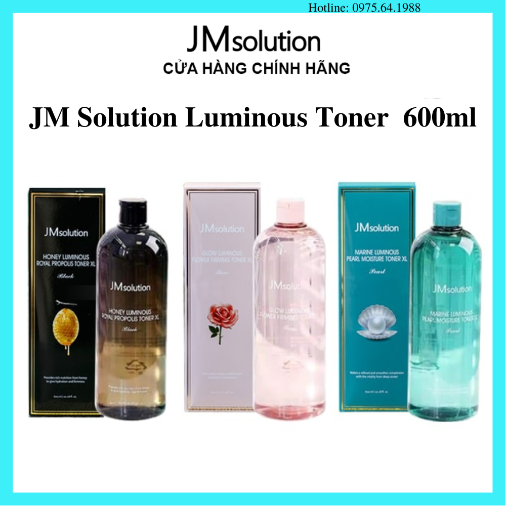 [Chính Hãng] Nước cân bằng JM Solution Luminous Toner dưỡng sáng, cấp ẩm, chống lão hóa da 600ml ...