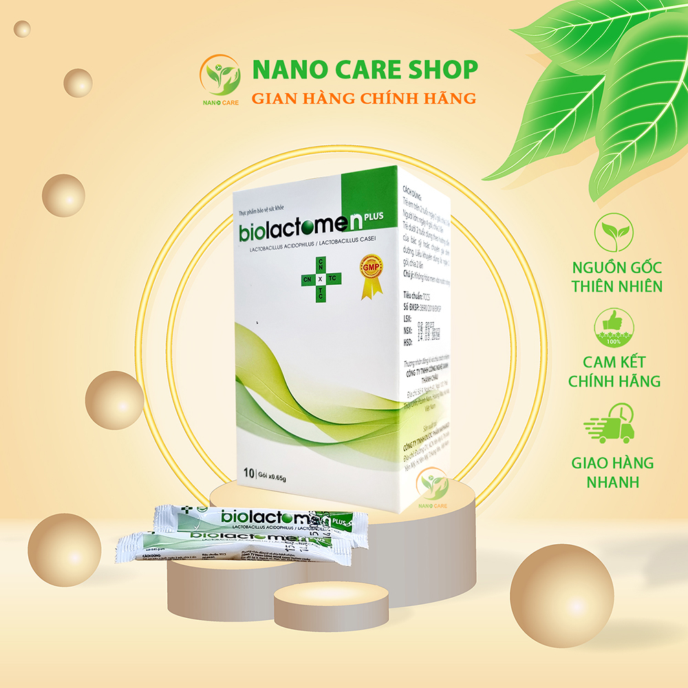 Men Vi Sinh BioLactomen Plus (10 gói) - Hỗ Trợ Tiêu Hóa, Kích Thích ...
