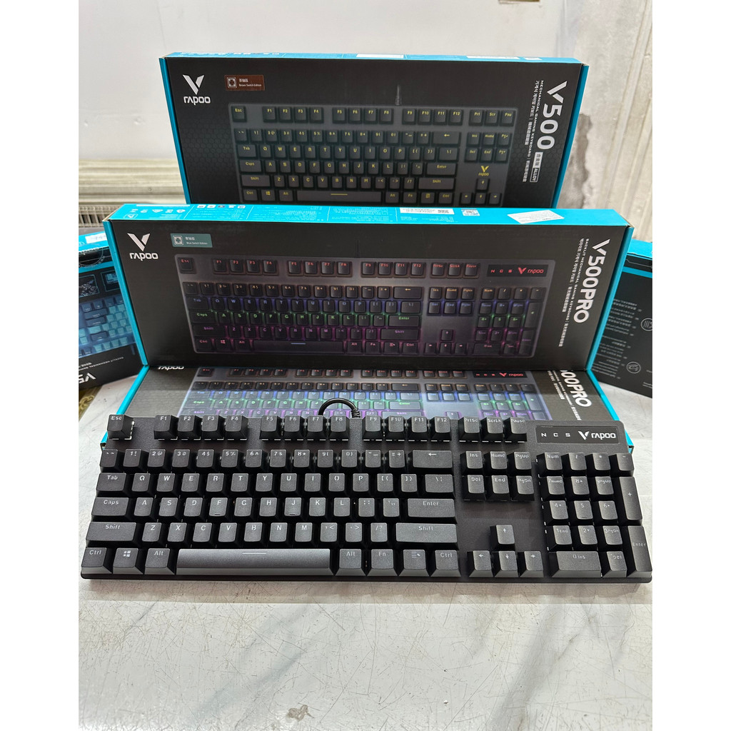 [New 100%] Bàn phím máy tính RAPOO V500 Pro | Shopee Việt Nam