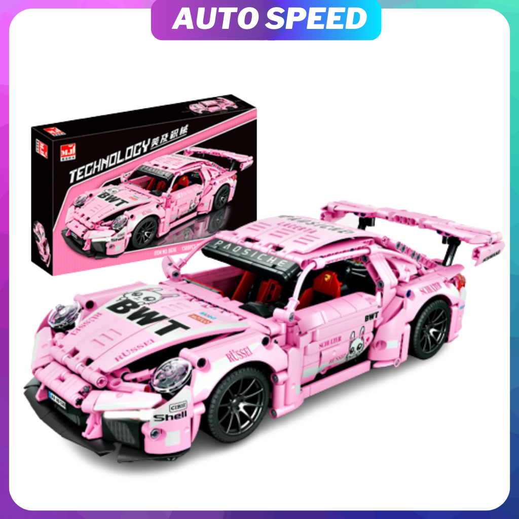 [ Điều Khiển Được] Mô hình lắp ráp siêu xe Posche 911 tỉ lệ 1:14 , đồ ...