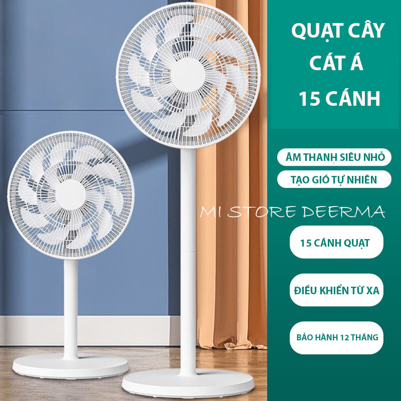 (Hàng VNXK) Quạt điện, quạt cây đứng 15 cánh siêu mát CATA cao cấp, tạo ...