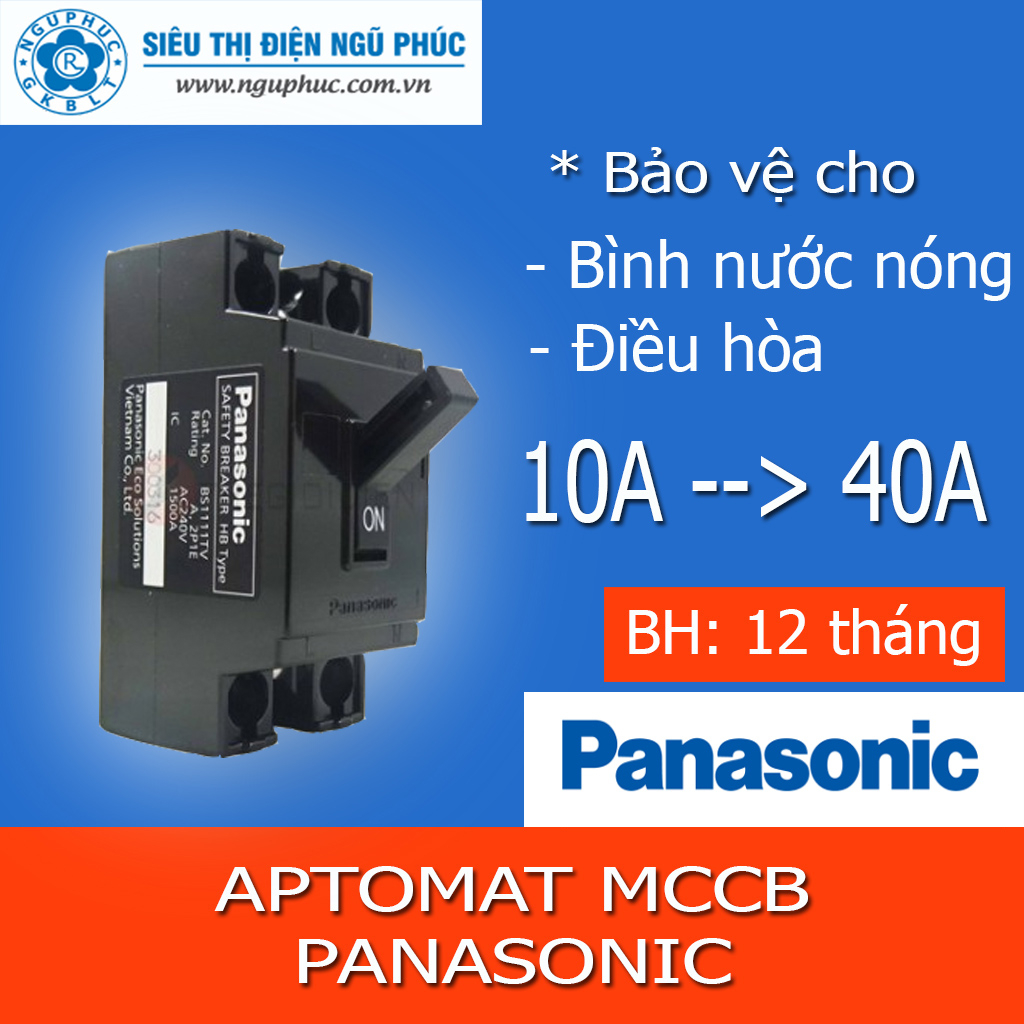 APTOMAT 10A,20A,40A,15A PANASONIC | Shopee Việt Nam