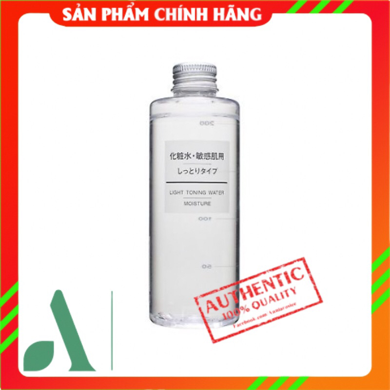 Nước Hoa Hồng Toner Muji Light Toning Water Cân Bằng Da 200ml | Shopee Việt Nam