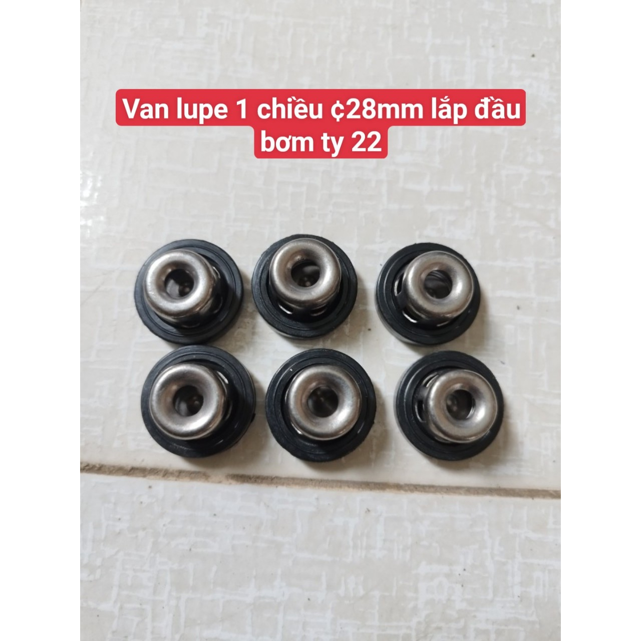 Bộ 6 Chiếc Van Lupe Một Chiều Lắp Máy Rửa Xe Đường Kính Lupe Phi 28mm ...