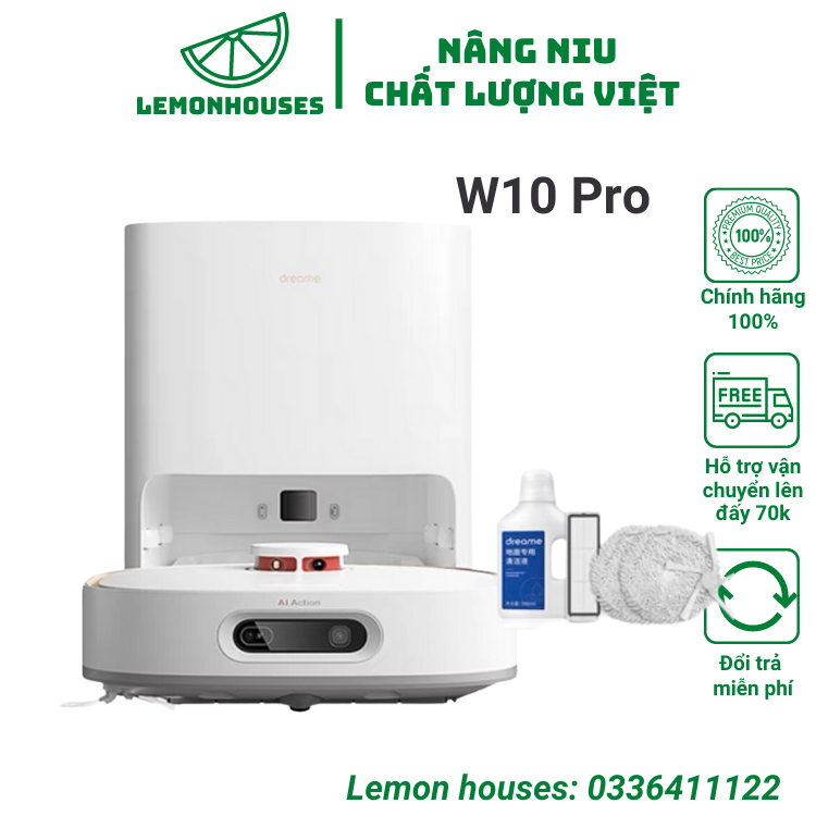 ROBOT hút bụi lau nhà DREAME BOT W10 Pro- BẢO HÀNH 12 THÁNG CHÍNH HÃNG ...
