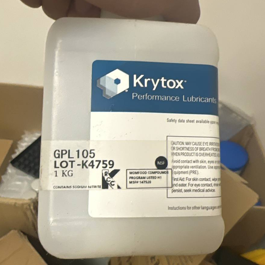Mỡ Krytox chiết | GPL 205 g0 | GPL 105 | dầu lắc lò xo | dầu lube ...