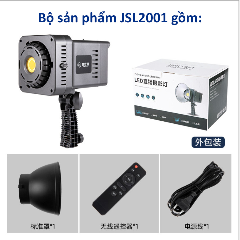 Đèn led JSL-BO2001 200W hai nhiệt độ màu 3300-6500K dùng cho studio ...