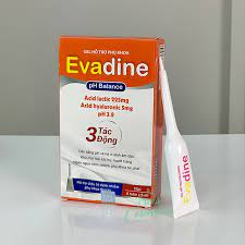 Gel đặt Evadine pH Balance cân bằng pH làm sạch vùng kín cho mẹ bầu hộp ...