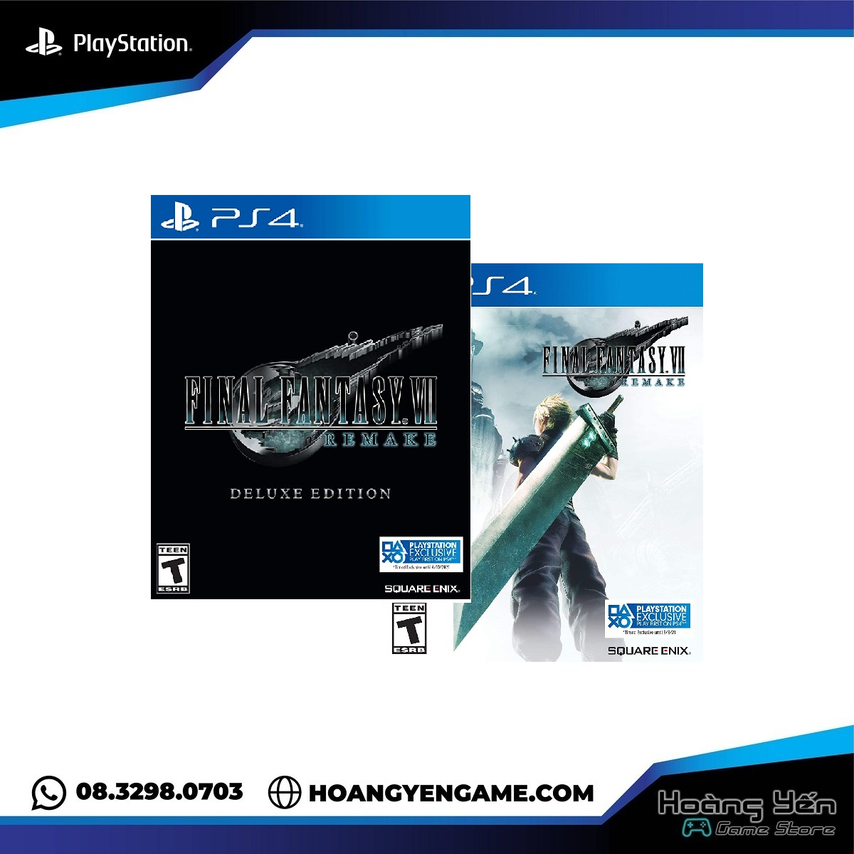 Đĩa game Ps4 Final Fantasy Vii Remake Deluxe Edition | Shopee Việt Nam