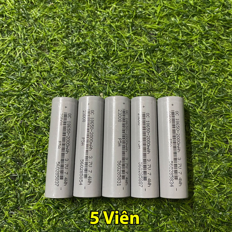 PIN SẠC ĐIỆN - Cell pin lion 18650 QC 2000mAh xả 10A, 3.7V-4.2V ...